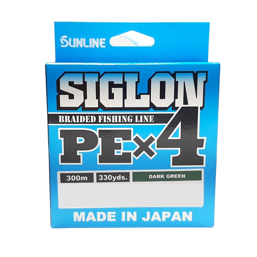 Linha SunLine Siglon X4 PE1.2(0,187mm)20lb C/300m Dark Green