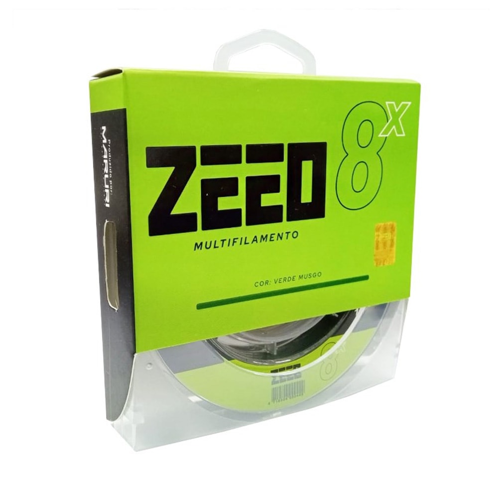 Linha Zeeo Multi X8 150m Verde Musgo 0,24mm